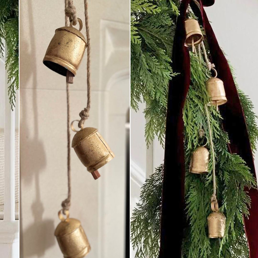 Rustic Gold Metal Bells– The Fireside Store